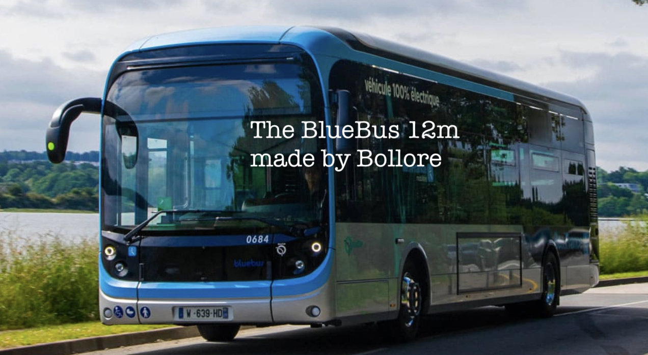 Just as I was about to board this super-cool all-electric bus in Paris ...